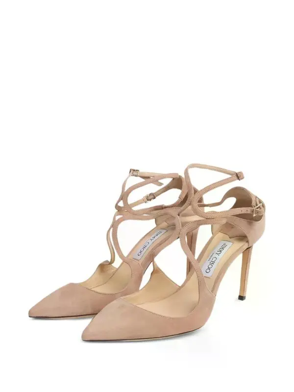 JIMMY CHOO Pointed-toe Suede Pumps