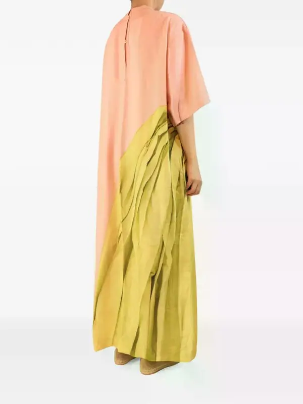 Dries Van Noten Maxi Draped Panel Dress