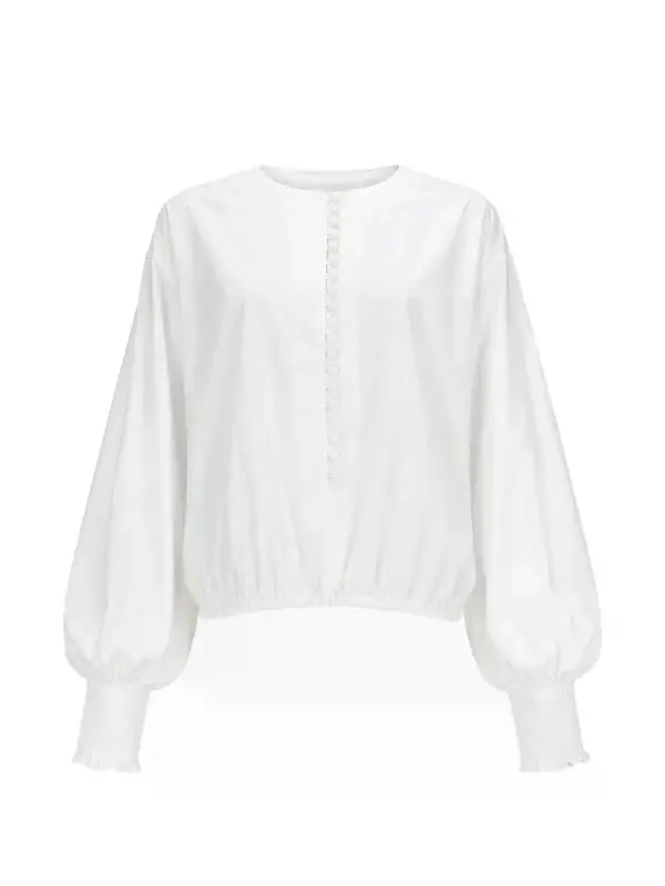 Balmain Balloon-sleeve Blouse