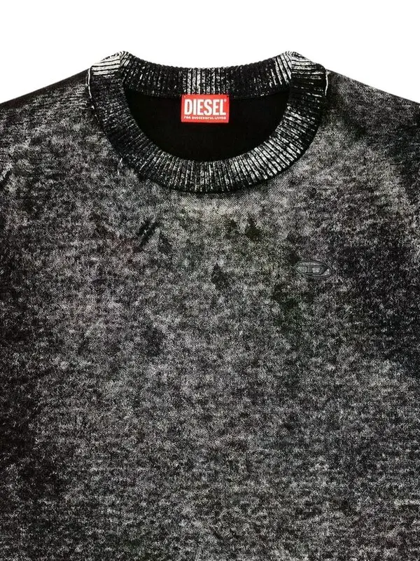DIESEL® Crew Neck Long Sleeve Sweater