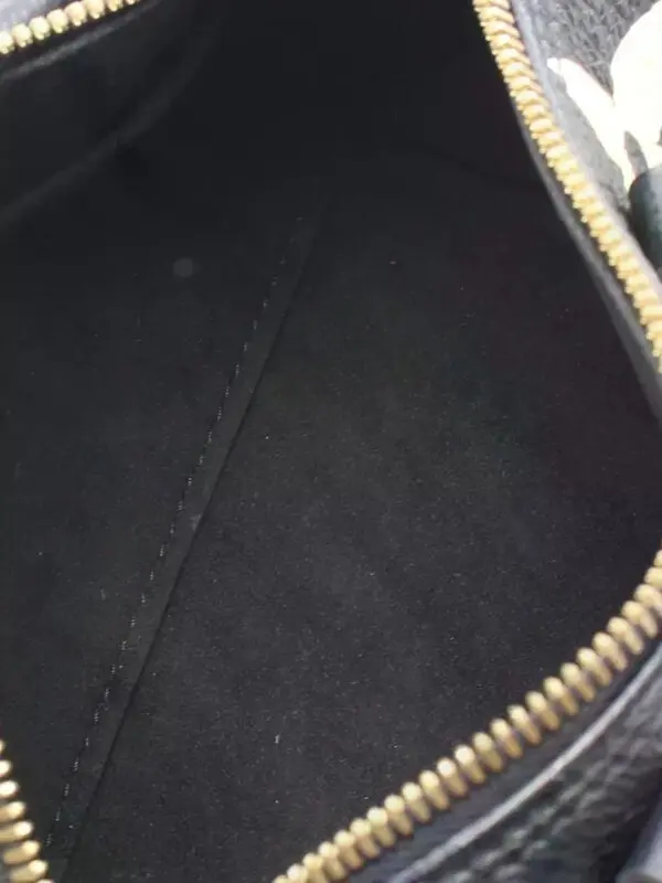 LOUIS VUITTON Monogram Empreinte Papillon Bb Handbag - Black
