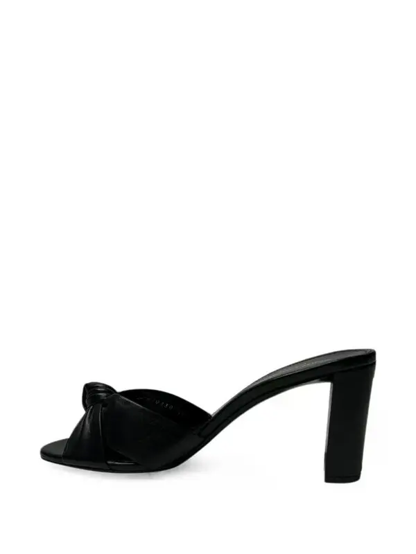 Saint Laurent Bianca Knotted Slide Sandals
