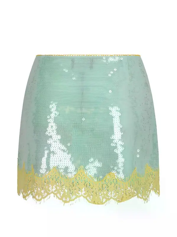 Retrofete Morgen Lace-trim Skirt