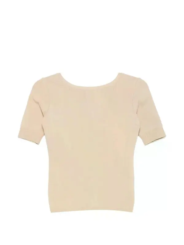 SIMONA CORSELLINI V-neck Short-sleeve Top