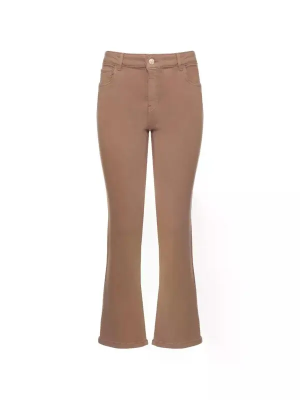 EMME Cropped Flared Trousers