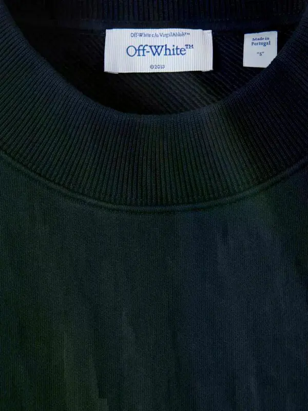 Off-White Logo-embroidered Star-print Sweatshirt