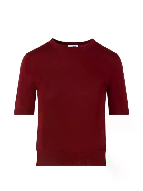 Akris Short-sleeve Knit Sweater
