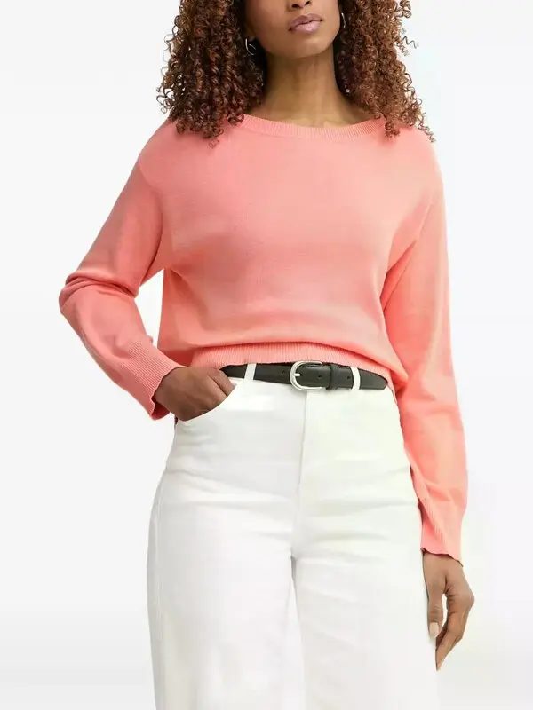 BENETTON Ribbed-trim Crew-neck Sweater