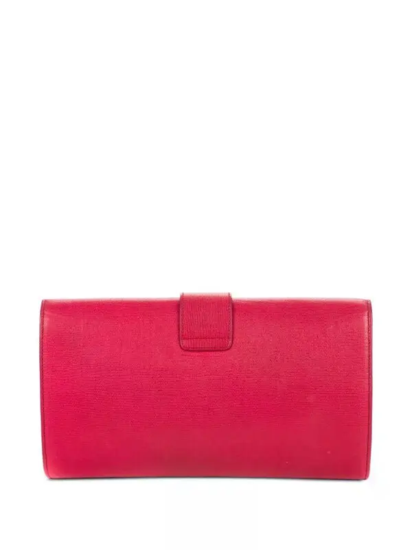 Saint Laurent Chyc Ligne Y Clutch Bag - Pink