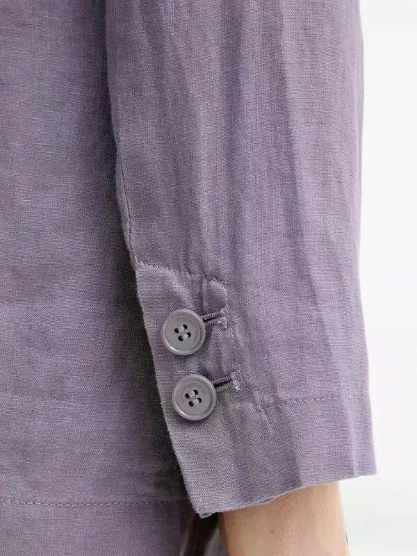 BENETTON Linen Notch-lapels Blazer