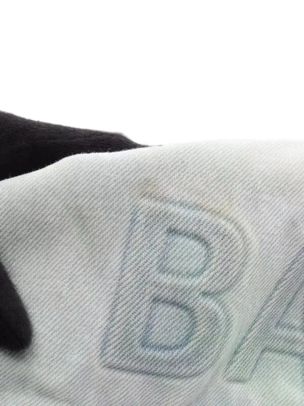 Balenciaga 2010s Logo-detail Denim Jacket