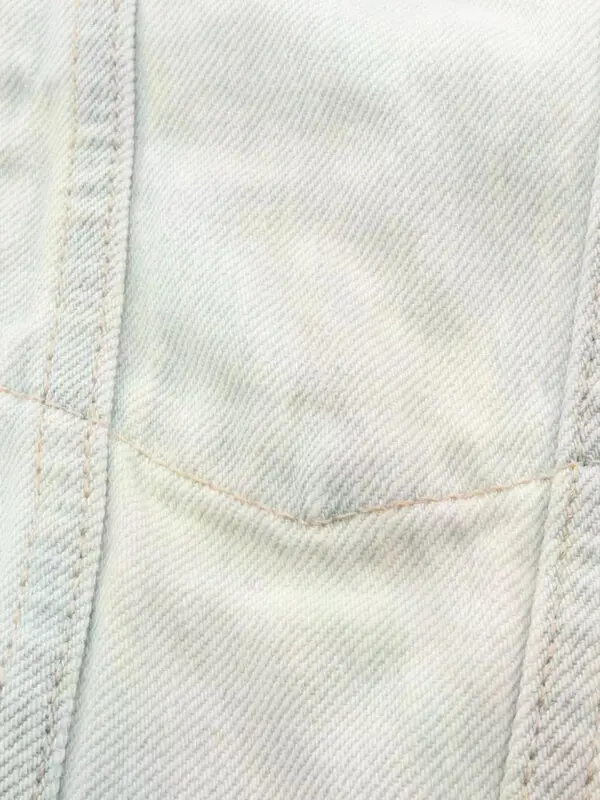 Balenciaga Logo Detail Denim Jacket