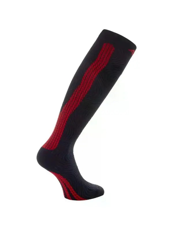 ACCAPI Ribbed-knit Logo-print Socks