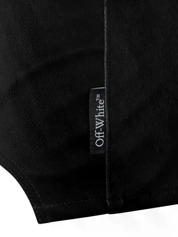 Off-White Cut-out Detail Mini Skirt