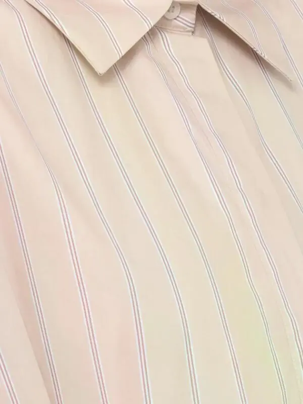 EMME Fauna Striped Belted Midi Dress