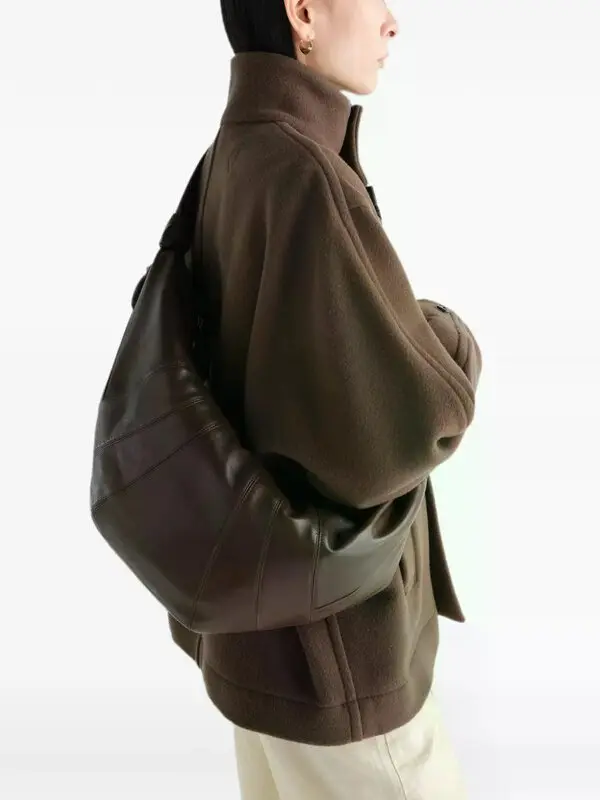 LEMAIRE Large Croissant Shoulder Bag - Brown