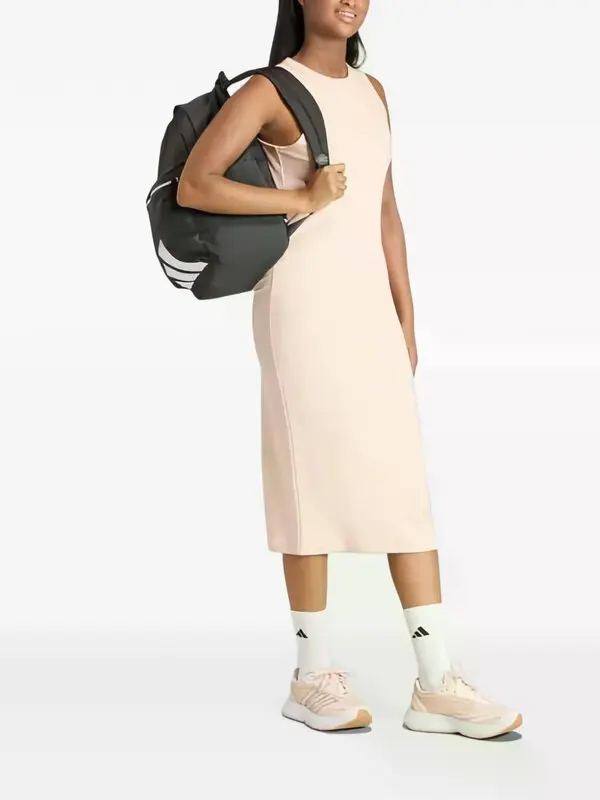 Adidas Ribbed Knit Sleeveless Midi Dress