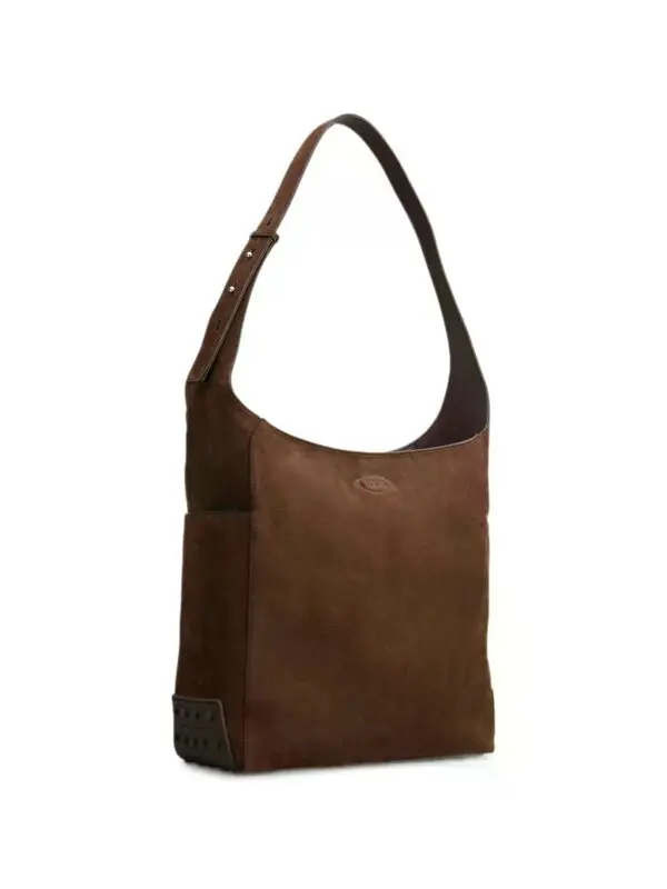 TOD'S Gommino Suede Shoulder Bag