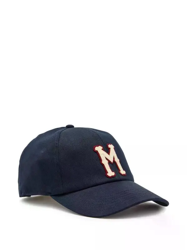 Moncler Baseball Cap With Embroidered Logo - Blue