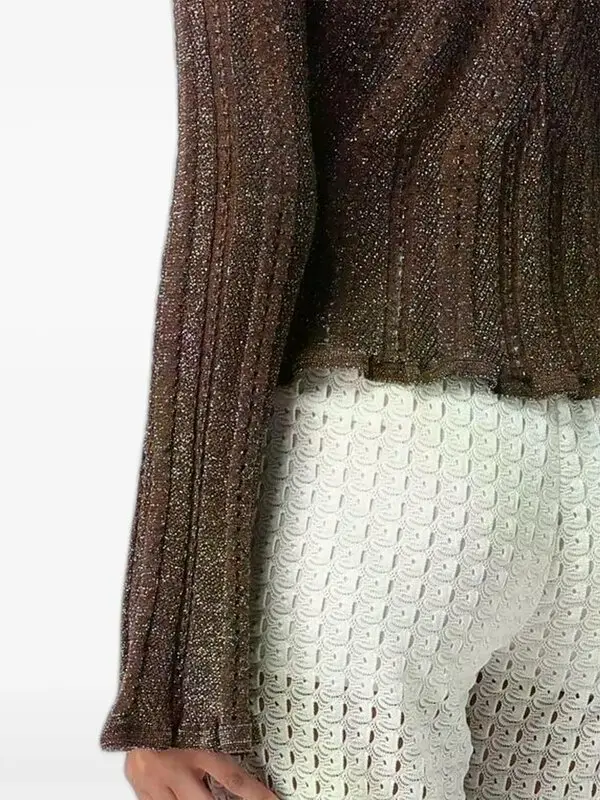 TWINSET Metallic Thread Cardigan