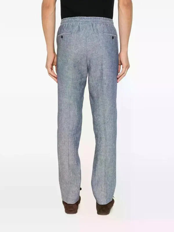 Corneliani Tailored Drawstring Trousers - Blue