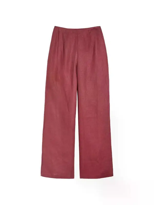 Faithfull The Brand High-waisted Wide-leg Trousers