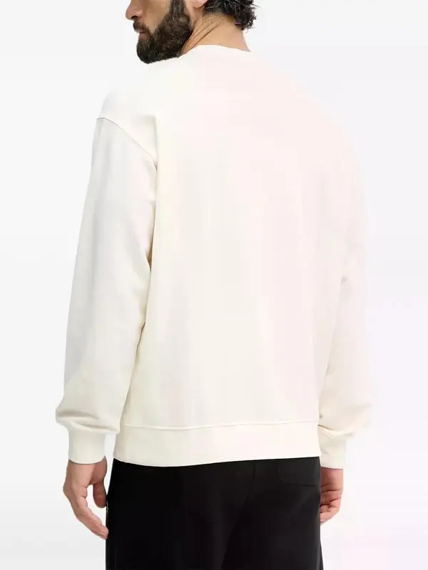 BENETTON Logo Patch Crew Neck Sweater