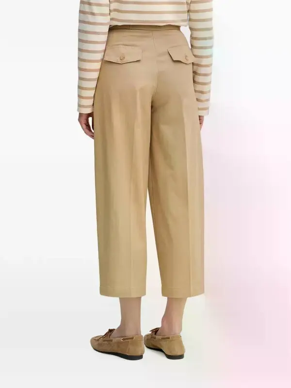 BENETTON Pressed-crease Wide-leg Trousers