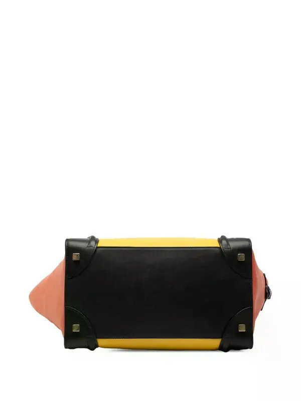 Celine 2013 Mini Multicolor Calfskin Luggage Tote Bag