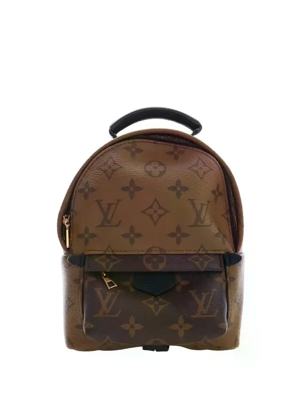 LOUIS VUITTON 2016 Monogram Reverse Mini Palm Springs Backpack