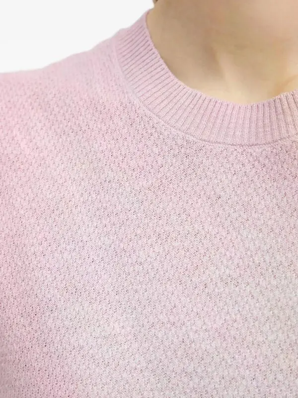 BENETTON Textured Knit Sleeveless Top - Pink