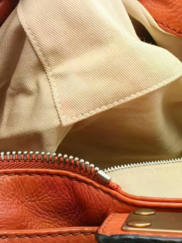 Chloé Paddington Leather Handbag - Orange
