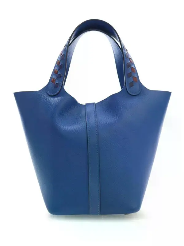 Hermès 2018 Epsom Tressage Picotin Lock 18 Handbag