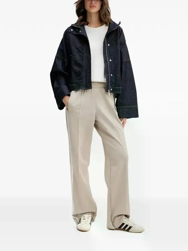 Adidas Side-stripe Track Pants - Neutrals