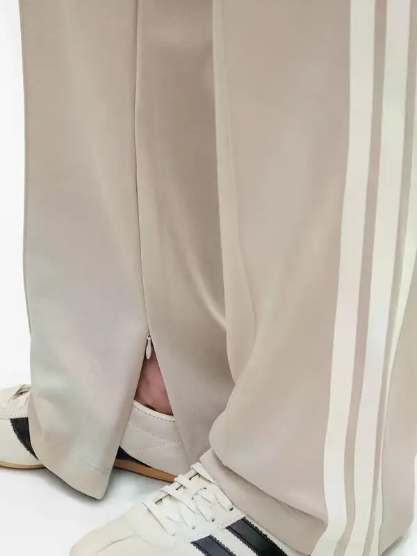 Adidas Side-stripe Track Pants - Neutrals