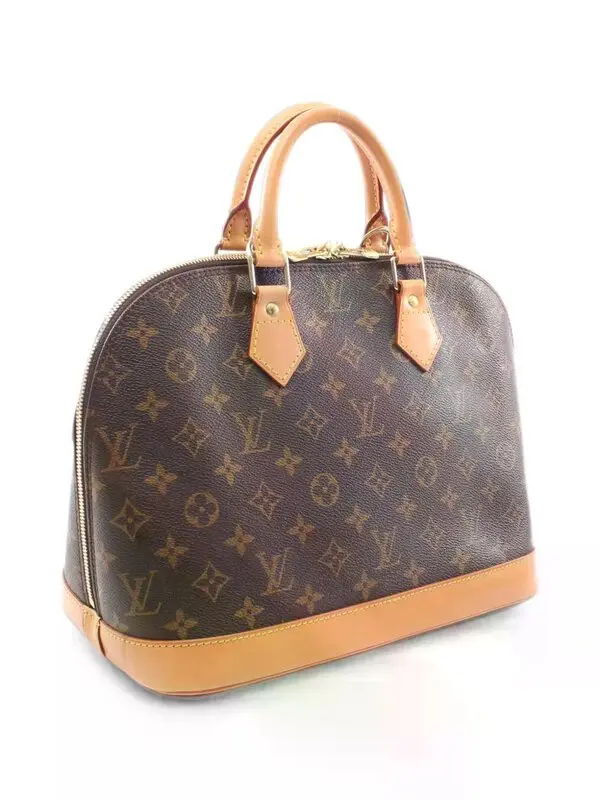 LOUIS VUITTON Alma Pm Monogram Tote Bag - Brown
