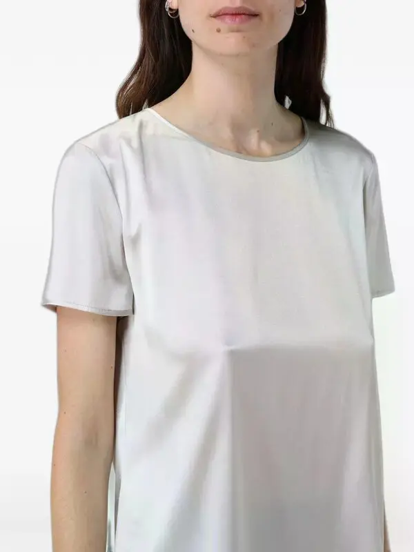 Max Mara Short-sleeve Satin T-shirt