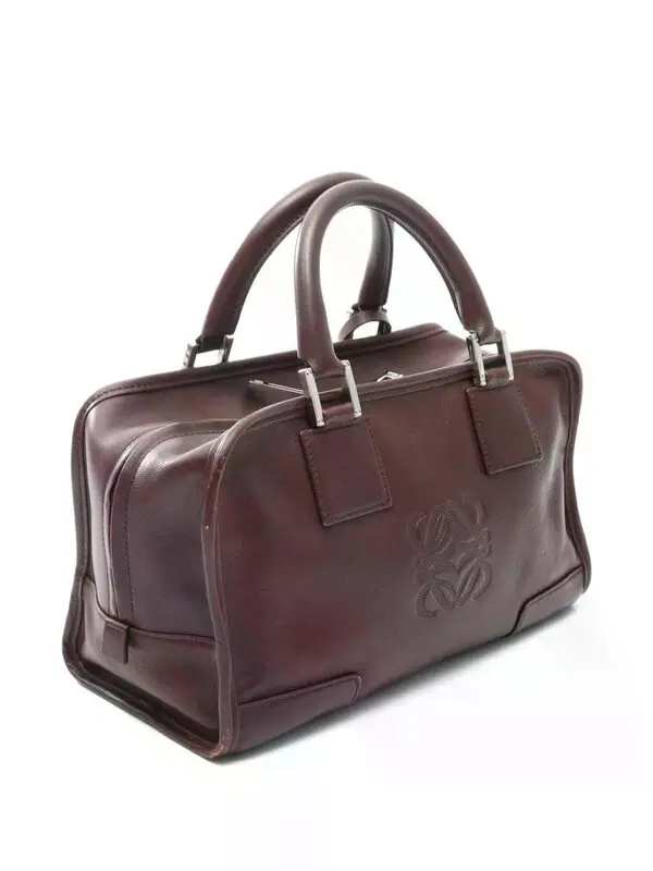 Loewe Amazona 28 Leather Handbag - Brown