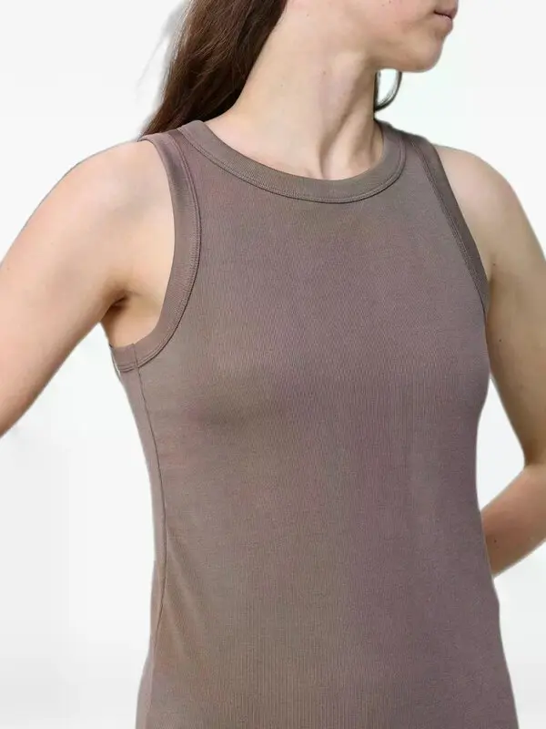 Max Mara Fine-ribbed Cotton Tank Top