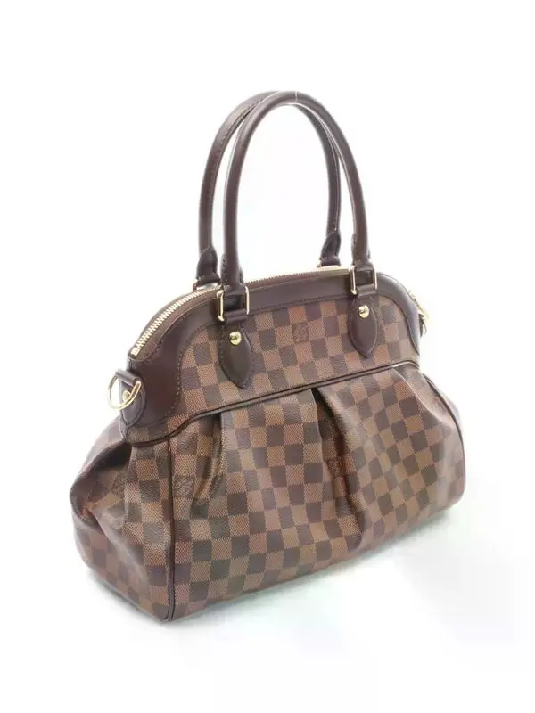 LOUIS VUITTON Trevi Pm Damier Ebene Tote Bag