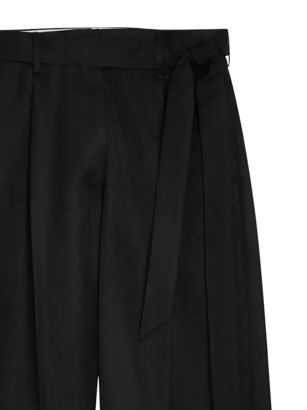 Simone Rocha Belted Pleated Trousers