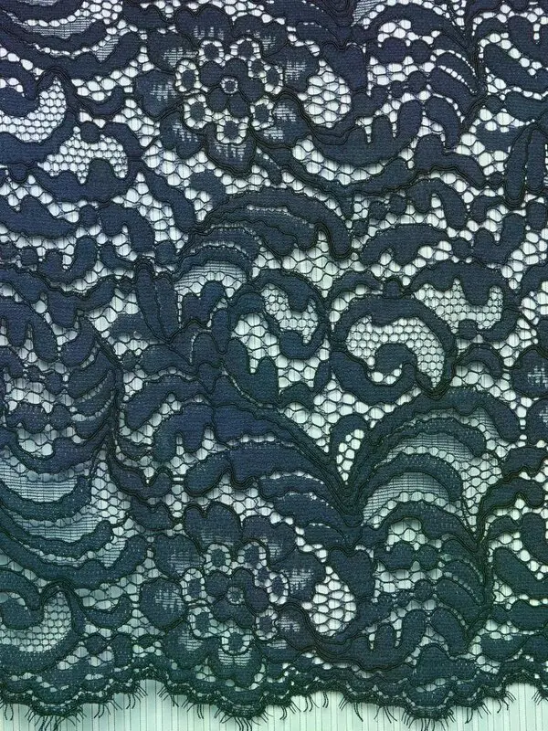 Sandro Pinstripe Lace Overlay Blouse