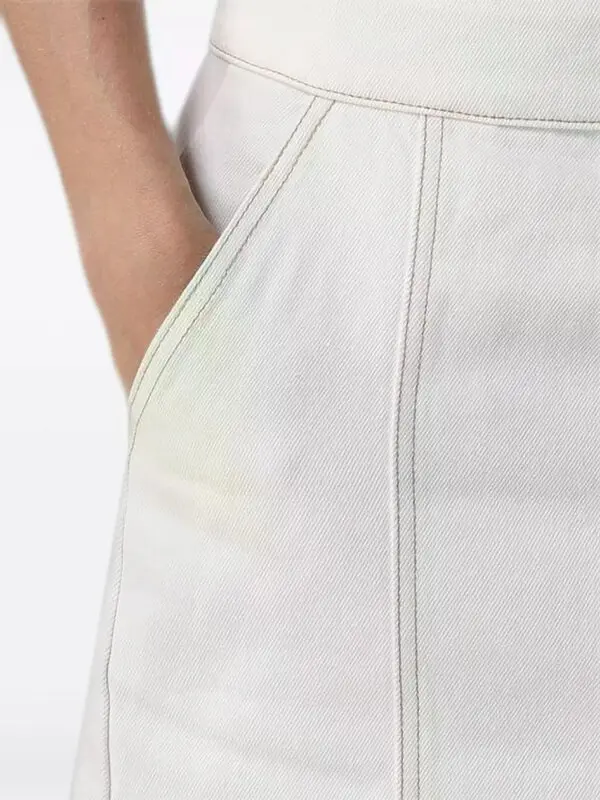 Armani Exchange Panelled Denim Mini Skirt