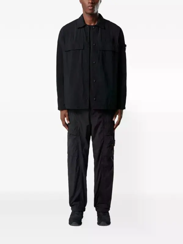 Stone Island Logo Patch Cargo Trousers