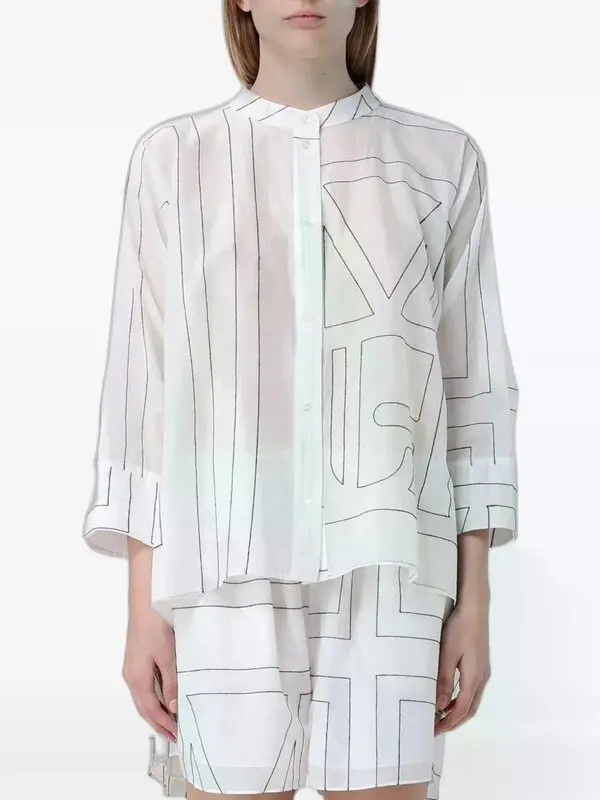 MEIMEIJ Printed Cotton Shirt