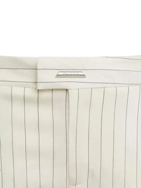 DONDUP Pinstriped Flared Trousers