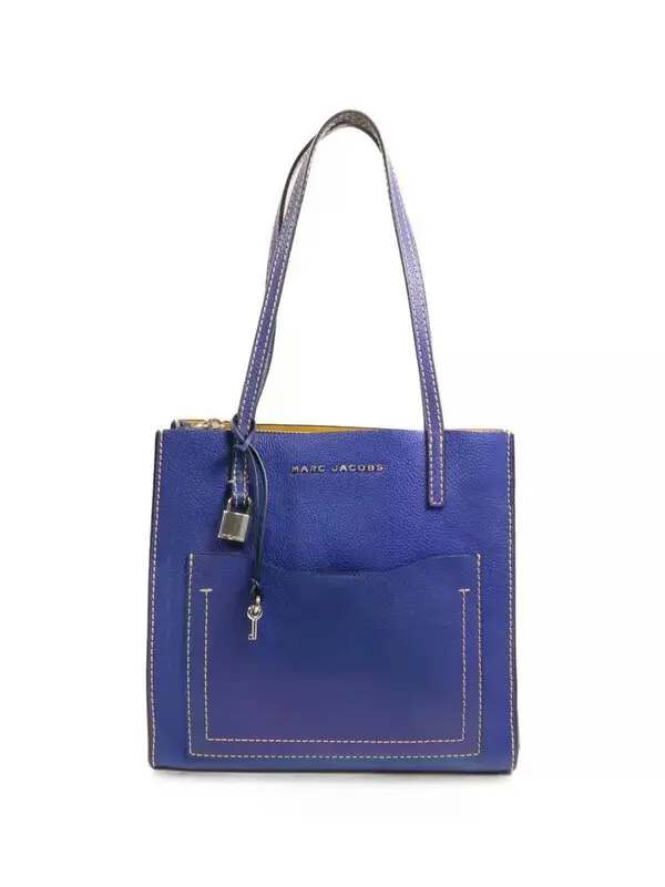 Marc Jacobs Leather Tote Bag - Blue
