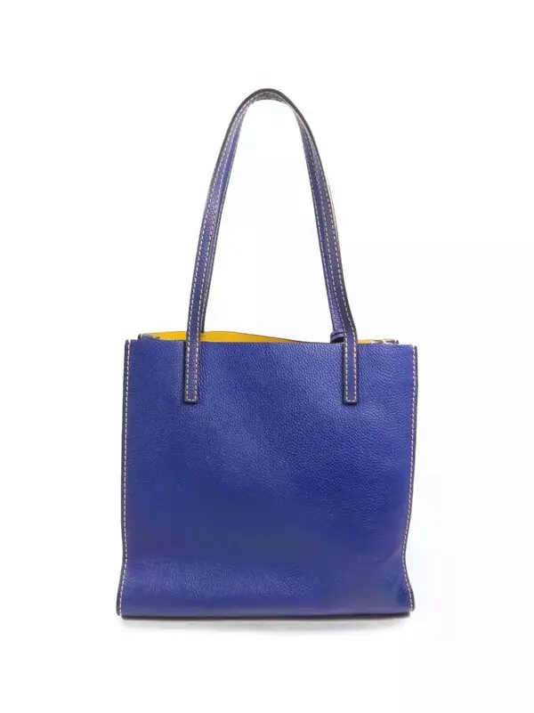 Marc Jacobs Leather Tote Bag - Blue