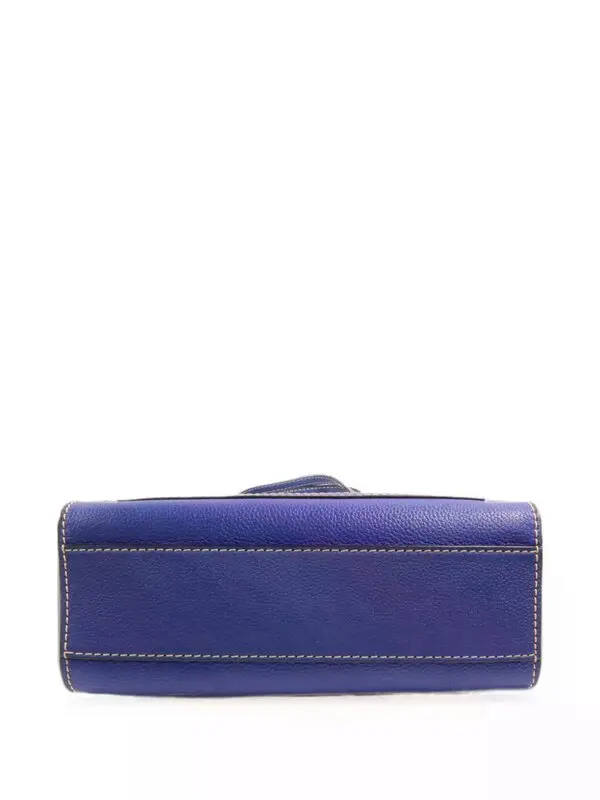 Marc Jacobs Leather Tote Bag - Blue