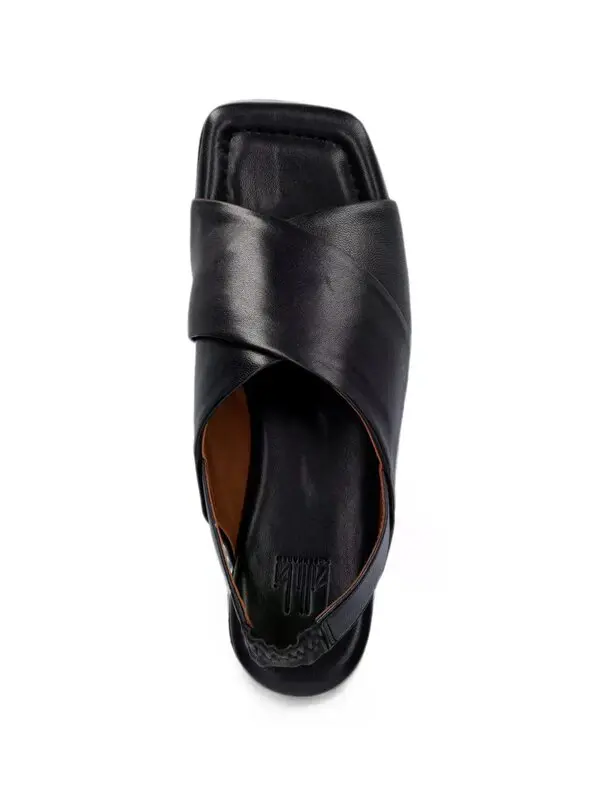 BILLI BI Cross-strap Slingback Sandals